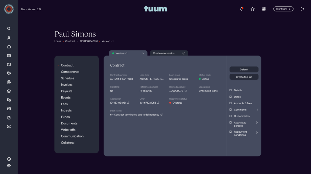 Launching loan products made simple with Tuum - Tuum