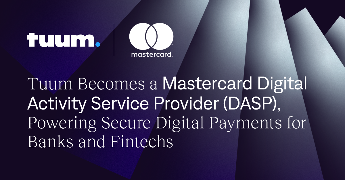 Tuum Becomes a Mastercard Digital Activity Service Provider (DASP), Powering Secure Digital ...